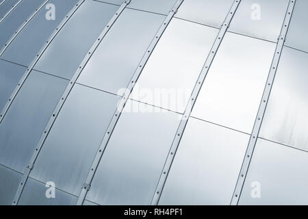 Facade Metal Cladding Texture. Modern Building Exterior Stock Photo - Alamy