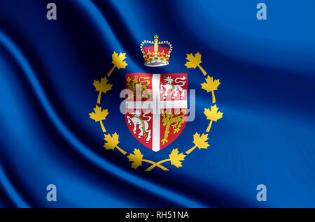 Labrador modern and realistic closeup 3D flag illustration. Perfect for ...