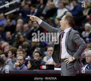 WASHINGTON, DC - JANUARY 31: Georgetown Hoyas head coach Ed Cooley on ...