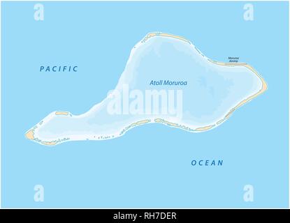 islands top aerial view - travel tourism vector illustration Stock ...