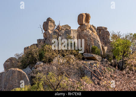 Balancing rocks, Matopos, Zimbabwe Stock Photo - Alamy