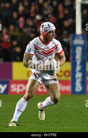 31st January 2019 , Totally Wicked Stadium, St Helens, England; Betfred ...