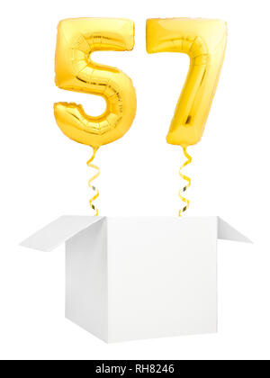 Number 57 (number fifty-seven) Anniversary celebration design with a ...