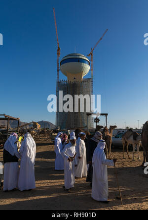Saudi Arabia, Najran province, Najran, water bag, animal skin, detail ...