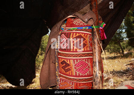 hand woven wool sack Stock Photo - Alamy