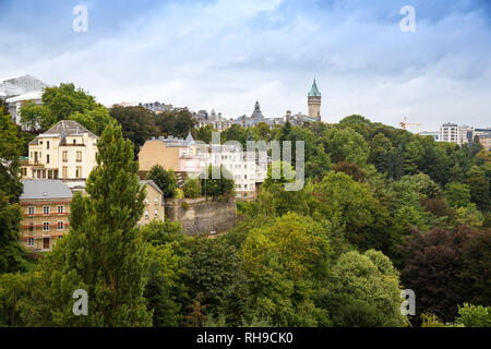 View of Spuerkees, State savings Bank headquarters in Luxembourg Stock ...