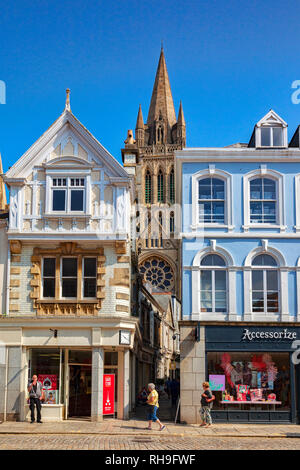 truro cathedral high street town centre shops county town cornwall ...