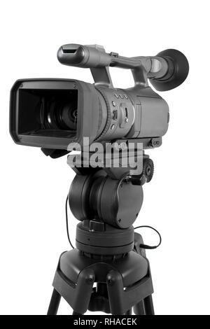 Fluid head of tripod isolated white background with copy space Stock ...