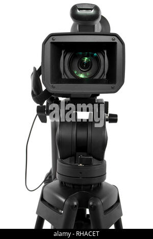 Fluid head of tripod isolated white background with copy space Stock ...