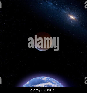 Lunar Eclipse Phases, Blood moon, Composite Lunar Eclipse Stock Photo ...