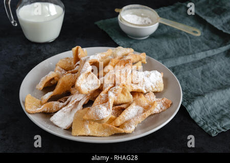 Faworki, Chrusty, Angiel Wings - traditional Polish pastries served ...