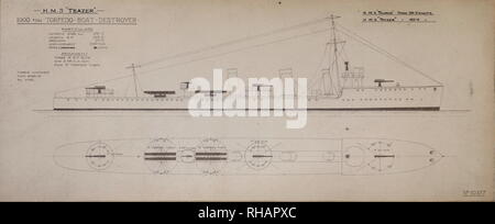 AJAX NEWS & FEATURE SERVICE - THORNYCROFT WARSHIP PLANS - TYPE;TORPEDO ...