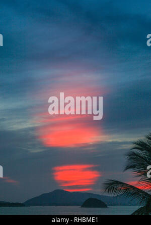 Sunset at Ao Yon Bay, Phuket, Thailand Stock Photo - Alamy