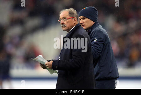 JACQUES BRUNEL during the Six Nations Round 1 rugby match between ...