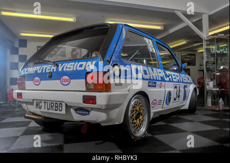 Austin Mini Metro 6R4 Rally Car in the Paddock at Oulton Park Motor ...
