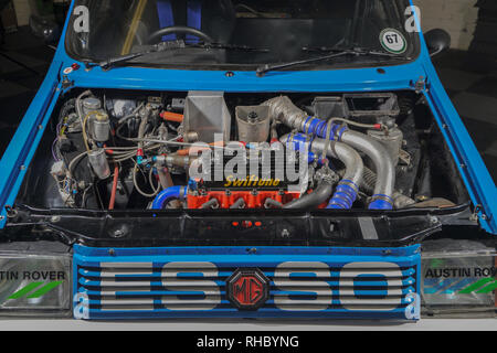 Austin Mini Metro 6R4 Rally Car in the Paddock at Oulton Park Motor ...