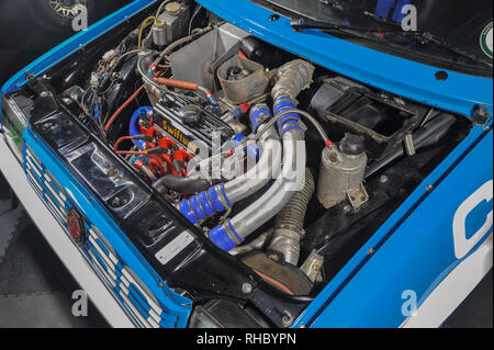 Austin Mini Metro 6R4 Rally Car in the Paddock at Oulton Park Motor ...