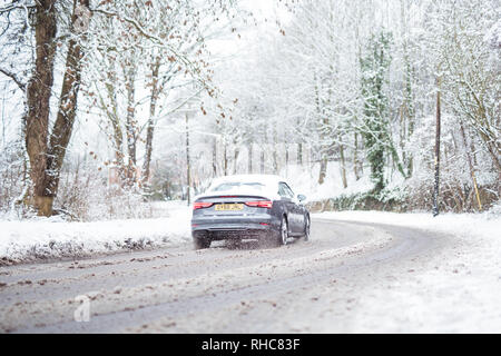 Basingstoke, Hampshire, UK. 01st Feb, 2019. A30 Tailbacks due to the ...