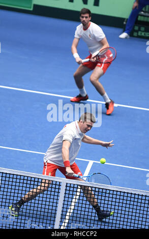 Frankfurt, Germany. Main: Tennis: Davis Cup, qualification round ...