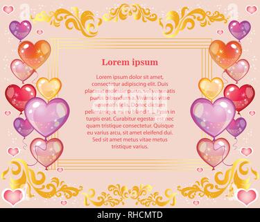 Love balloons valentine's vector design. Will you be my valentine's ...