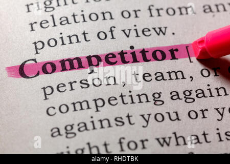 Fake Dictionary, Dictionary definition of the word competitor ...