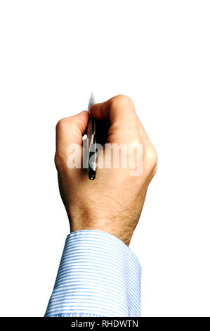 businessman hand isolated on white Stock Photo - Alamy
