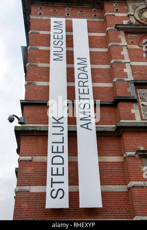 Billboard Stedelijk Museum At Amsterdam The Netherlands 2019 Stock ...