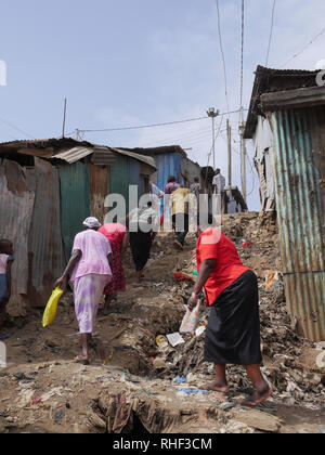 Mathare slums, Nairobi, Kenya Stock Photo - Alamy