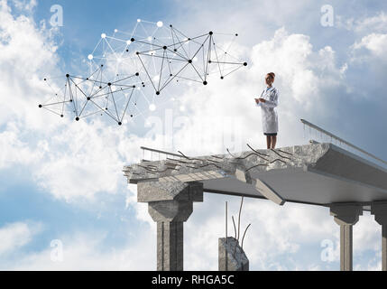 Solving medical problems by means of modern technologies Stock Photo ...