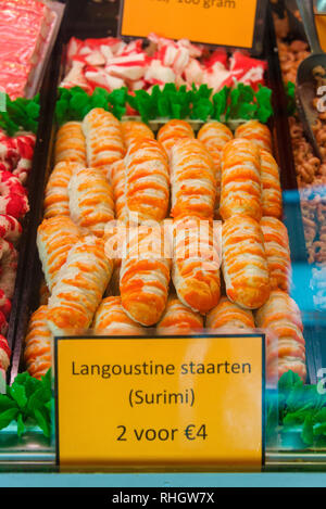 variety of surimi products, imitation crab sticks, japanese food Stock ...
