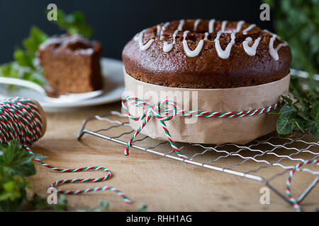 Brown Sugar for Gingerbread Bundt Cake With Caramel Stock Photo - Alamy