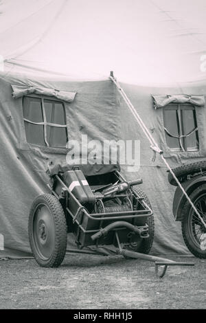 German Military Ammunition. German Infantry Cart Or Handcart ...