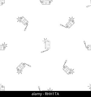 Woman take a selfie pattern seamless vector repeat geometric for any web design Stock Vector ...