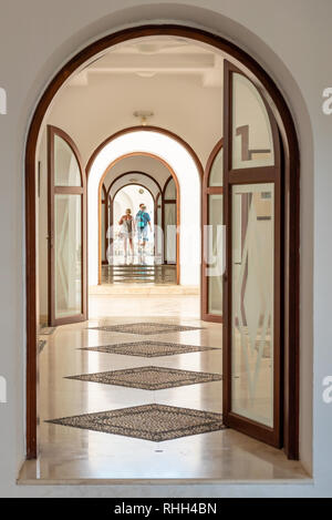 Rhodes, Greece - May 13, 2018: Boats in Mandraki port of Rhodes Stock ...