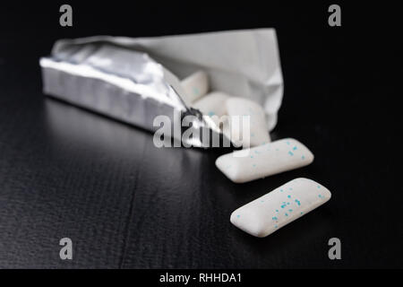 Chewing gum on a table Stock Photo: 48479140 - Alamy