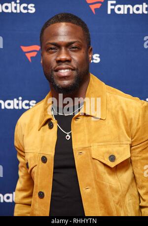 Kevin Hart at the Fanatics Super Bowl Party held at Chick-fil-A College ...