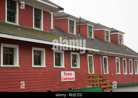 California, Samoa Cookhouse historic restaurant built 1890, museum ...