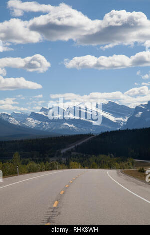 The David Thompson Highway Alberta Canada Stock Photo - Alamy
