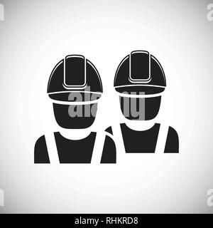 Field engineer icon on white background for graphic and web design ...