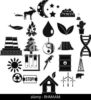 Exoplanet icons set, simple style Stock Vector Image & Art - Alamy