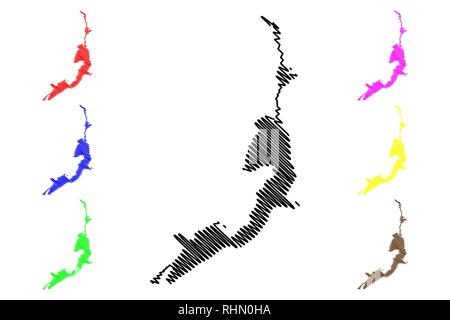 Aswan Governorate (Governorates of Egypt, Arab Republic of Egypt) map ...