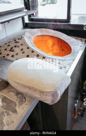Traditional turkish wood fired stone brick oven. This stone oven for ...