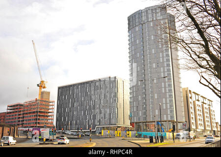 The X1 Quarter Tower development in Liverpool City Centre at the ...