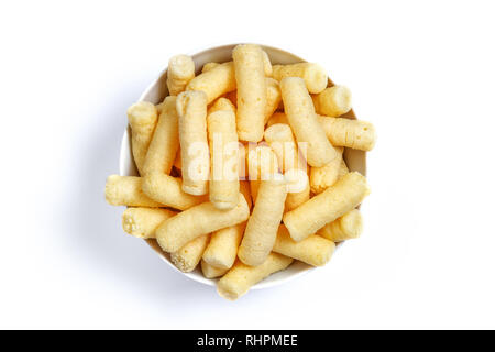 Romanian snack made from expanded corn Stock Photo - Alamy