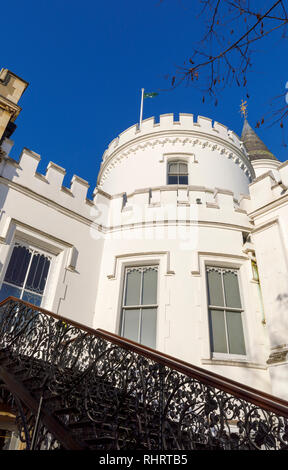 Stair. Strawberry Hill House, Twickenham, United Kingdom. Architect ...
