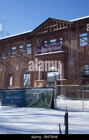 New Neilson library under construction at Smith college in Northampton ...