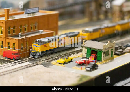 Indianapolis, Indiana, USA - February 3, 2019: The Great Train Show ...