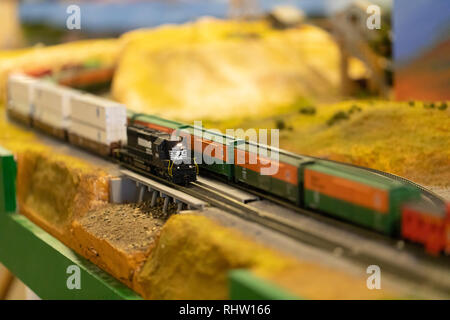Indianapolis, Indiana, USA - February 3, 2019: The Great Train Show ...