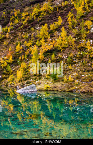 Grundsee in the Lötschental, Valais, Switzerland, Europe Stock Photo ...
