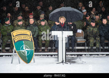 Rukla, Lithuania. 04th Feb, 2019. Soldiers of the German Armed Forces ...